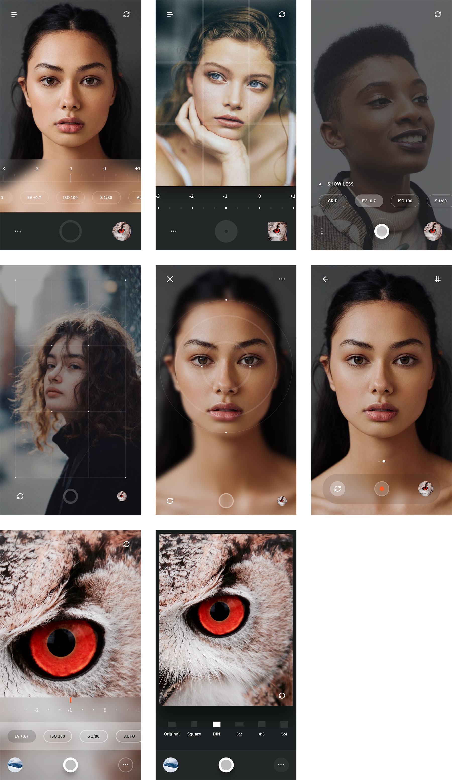 Nest相机应用界面APP UI设计素材_UI设计_UI教程 - Uirush素材库.net