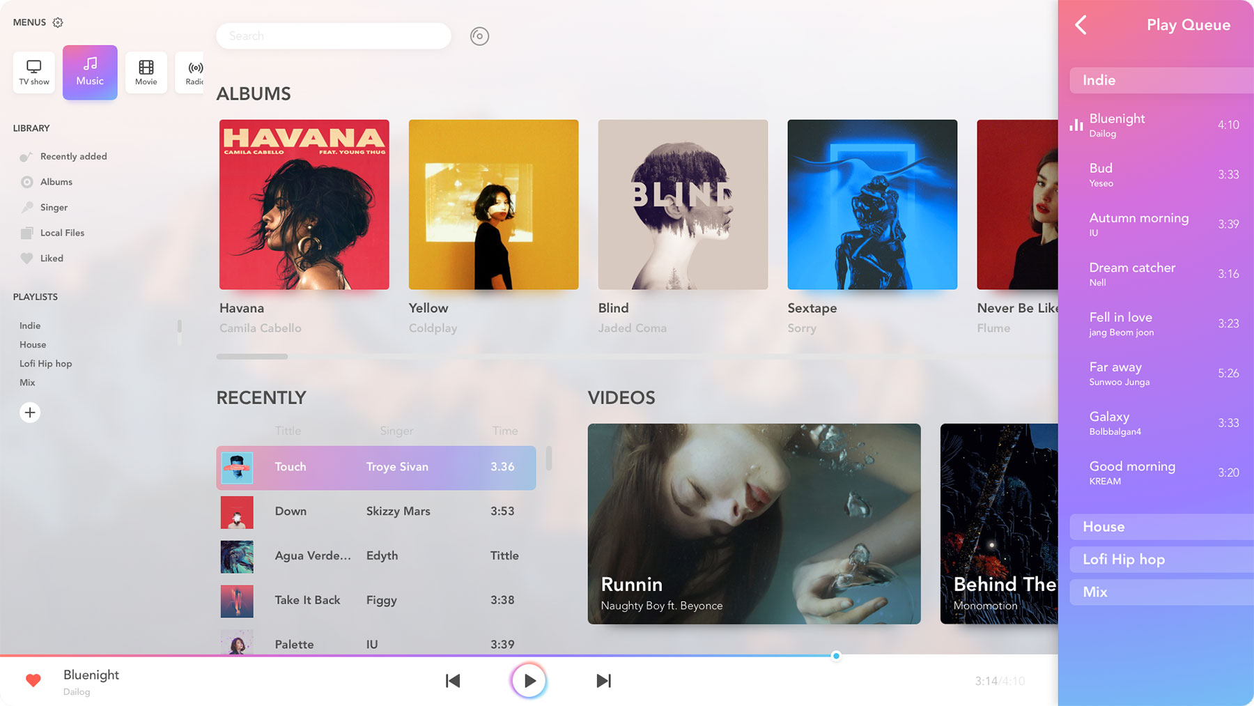 Itunes音乐概念设计素材ui设计ui教程 Uirush素材库net