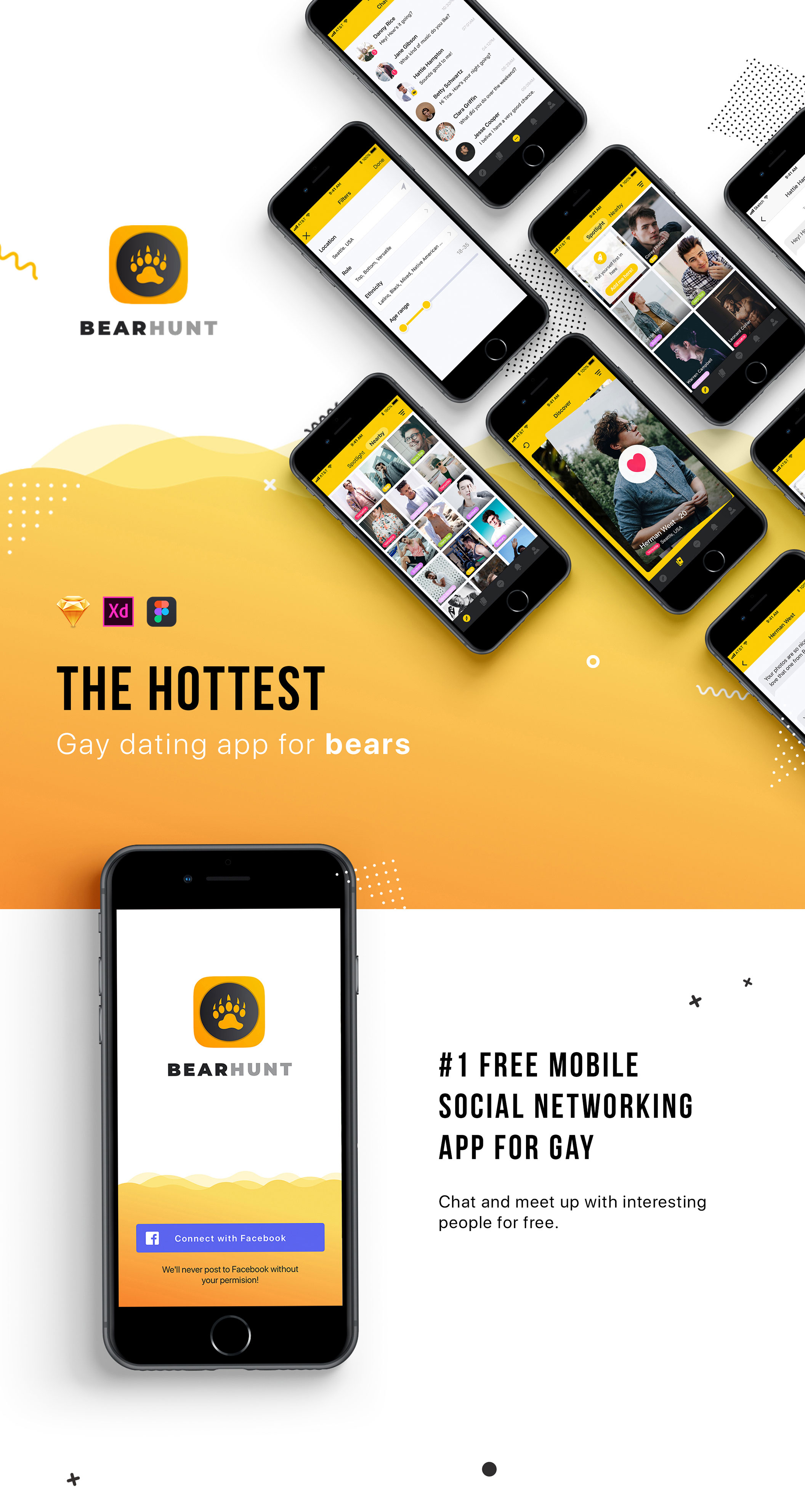 全套恋爱相亲社交appui设计ui教程 Uirush素材库net