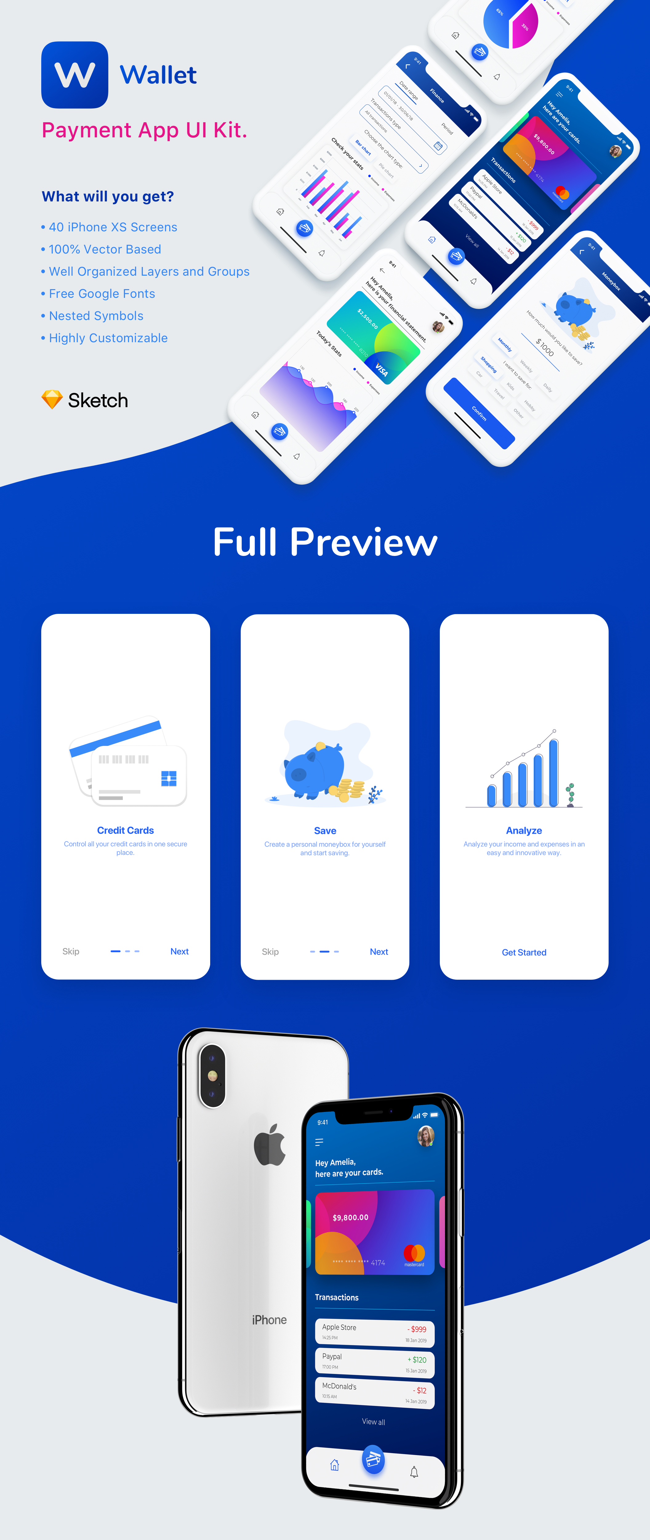 全套金融支付钱包数据App_UI设计_UI教程 - Uirush素材库.net